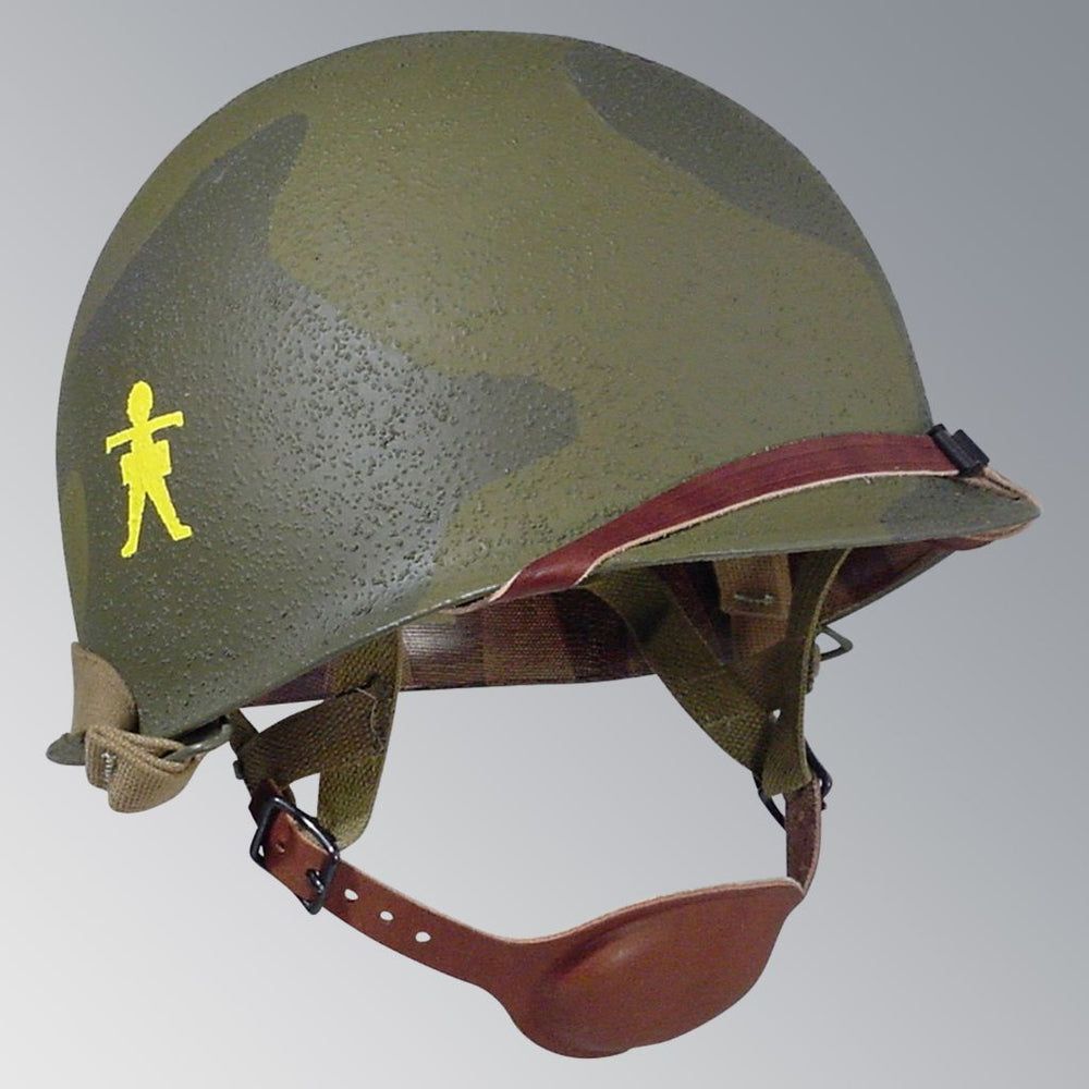 M1 Helmets (Painted Emblems) - Top Pots - WWII US M-1 Helmets, Liners ...