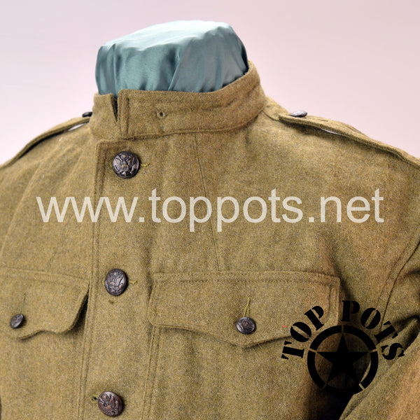 WWI US Army Reproduction American Doughboy M1917 Wool Enlisted Uniform ...