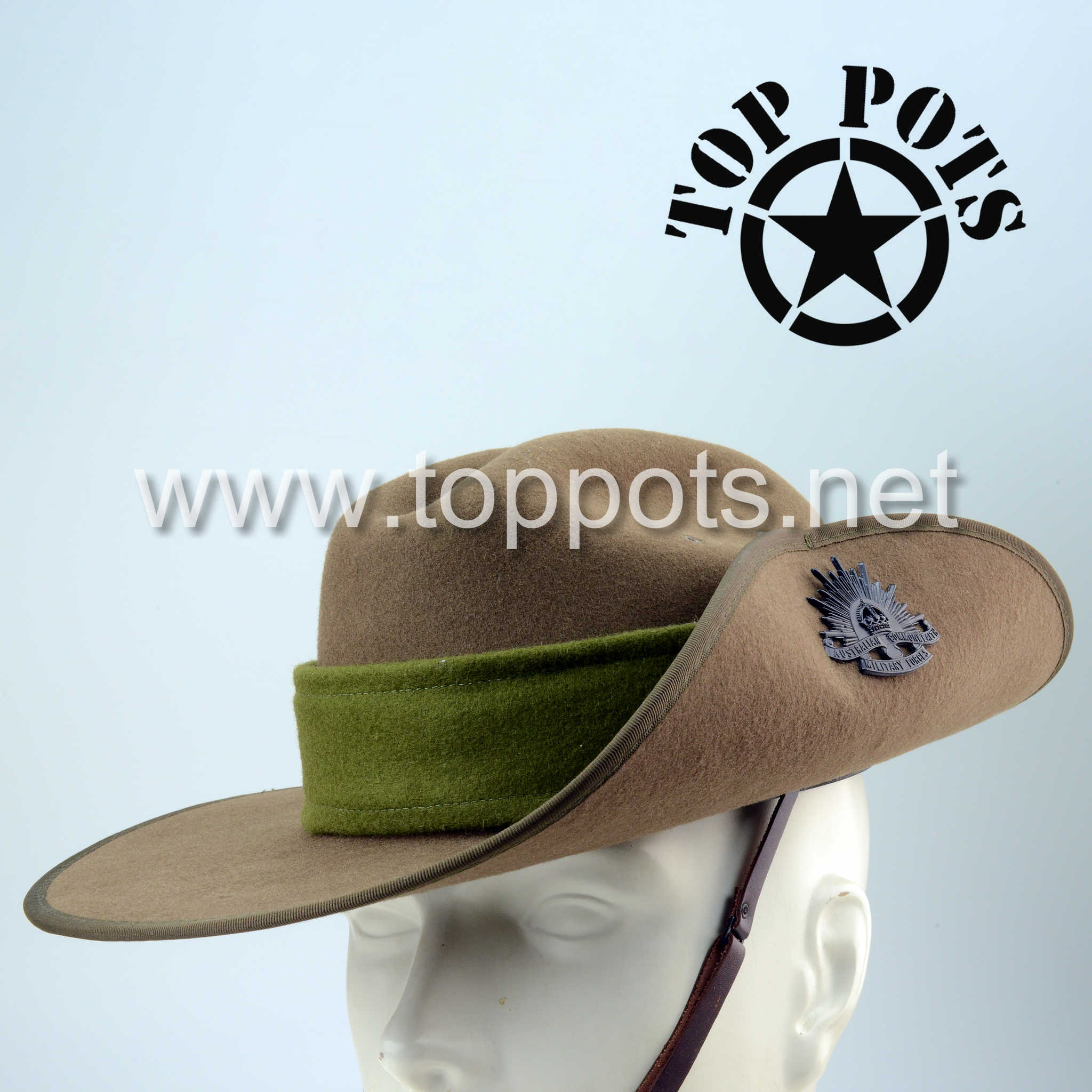 Army General Hat Late WW2 British Army General Service Khaki Cap (GS)