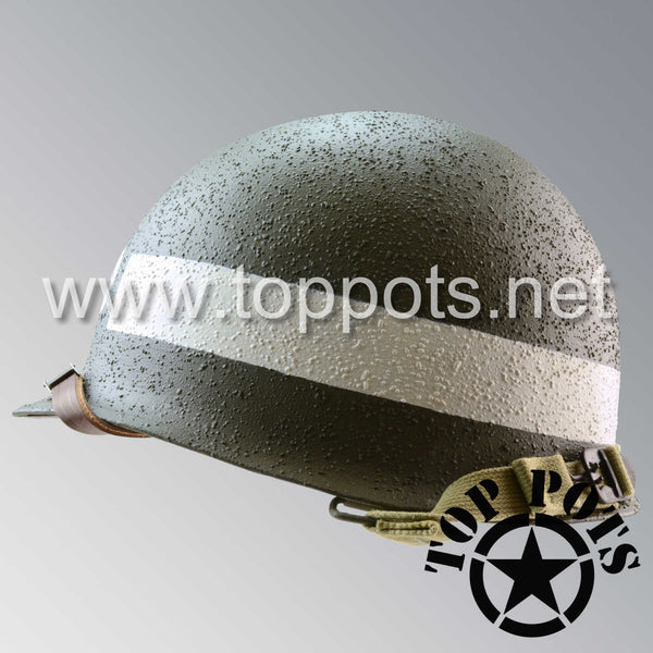 WWII US Army Restored Original M1 Infantry Helmet Swivel Bale Shell an ...